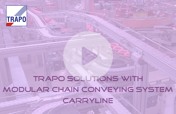 Carryline: an extremely flexible modular chain conveyor system | Trapo